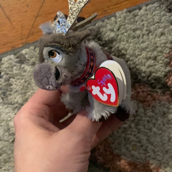 Ty | Toys | Frozen 2 Sven Sparkle Ty Beanie Baby Keychain Stuffed ...